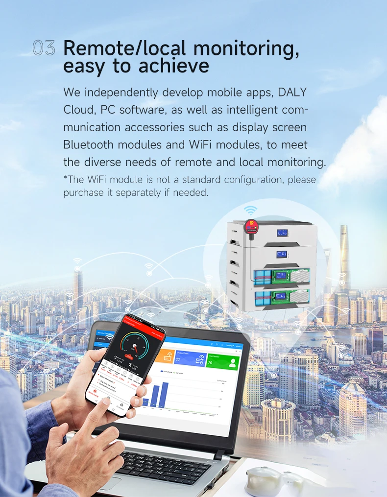 Daly Smart Bms Home Energy Storage Lithium Lfp Battery Pack 8s 24v 16s ...