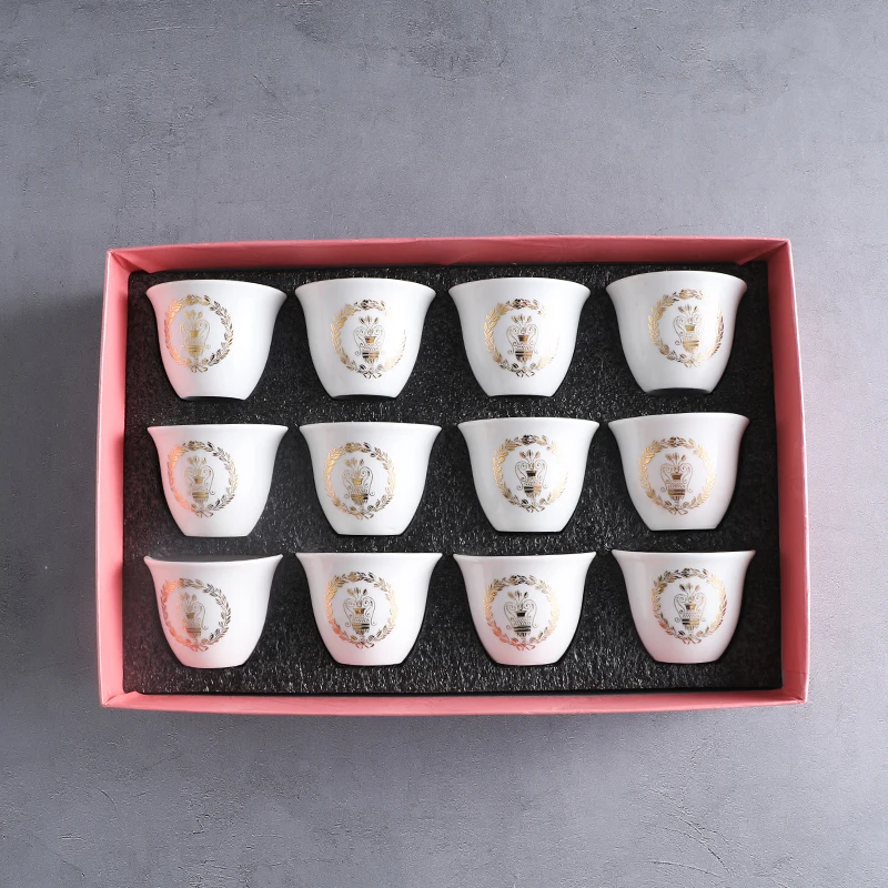 12pcs Arabic Tea Cup Arabic Coffee Cups Cawa Customized Cawa Cup Set ...