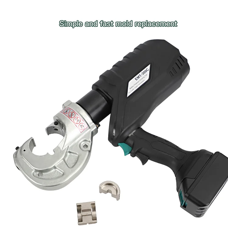 Hydraulic Cable Crimper Connector Copper Cordless Electric Crimping ...