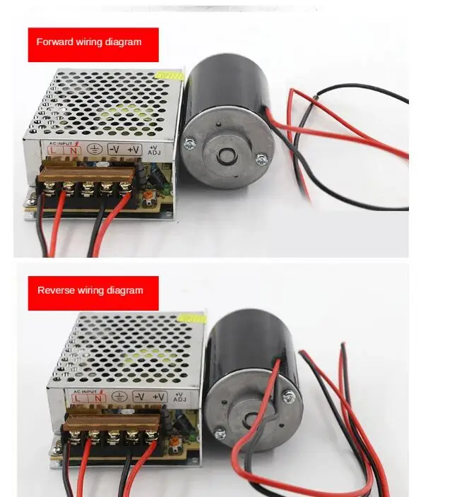 Dc 12v 3500rpm Or 24v 7000rpm High Speed 3420 Dc Motor 30w Speed ...