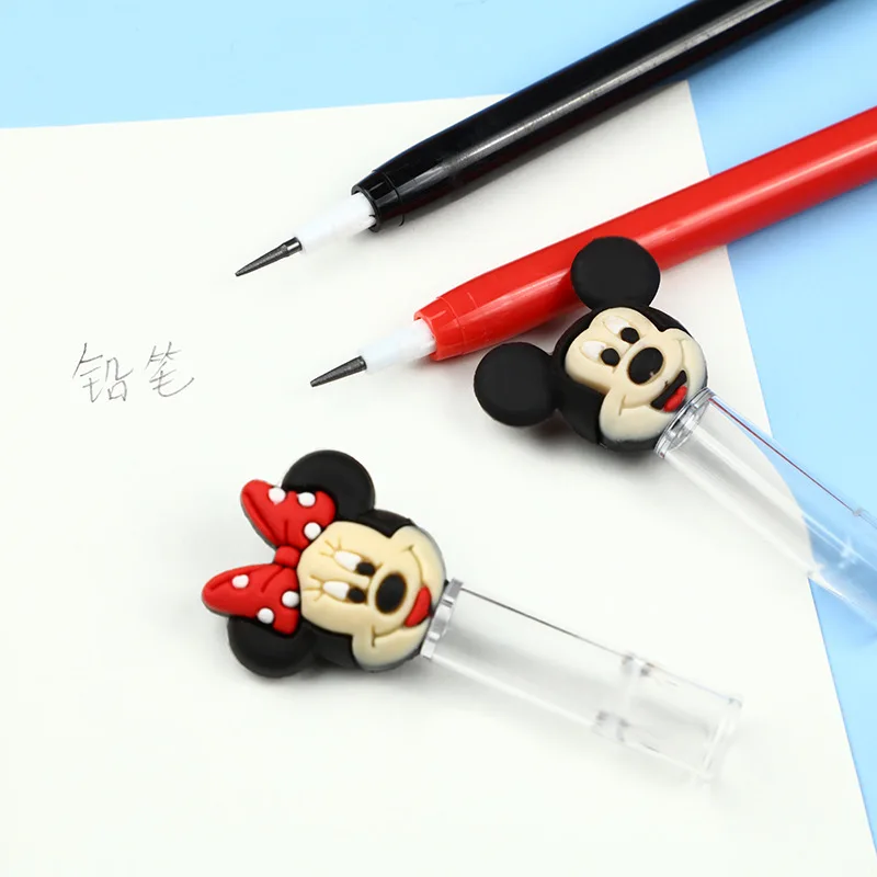 Custom School Cartoon Cute Mouse Plastic Mechanical Fancy Pencils For ...