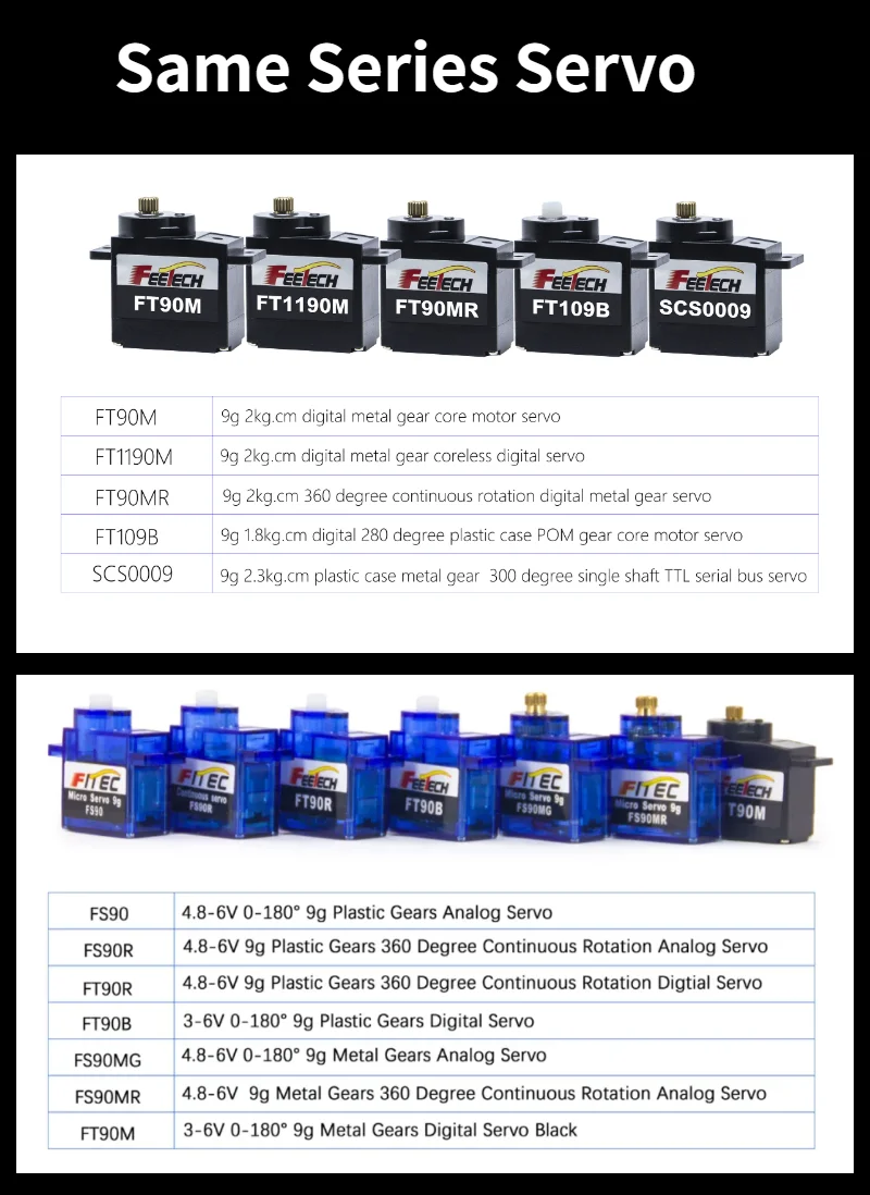 9g Micro Servo Ts90a Robot Servo Kt Motor 9 Grams Servo Sg90 ...