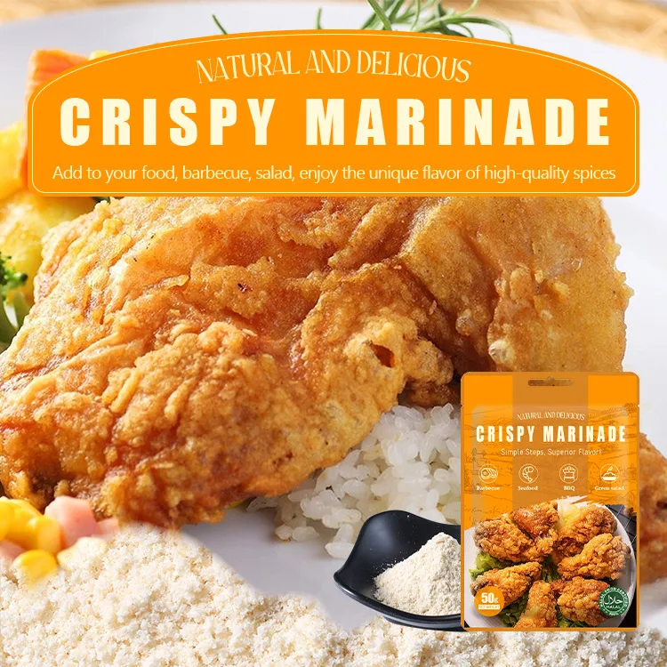 Mcsino 1kg Chinese Flavored Crispy Fried Chicken Marinade Powder Crispy ...