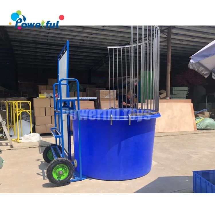 Plastic Water Dunk Tank Trampoline Park Party Game Dunk Tank For Sale ...