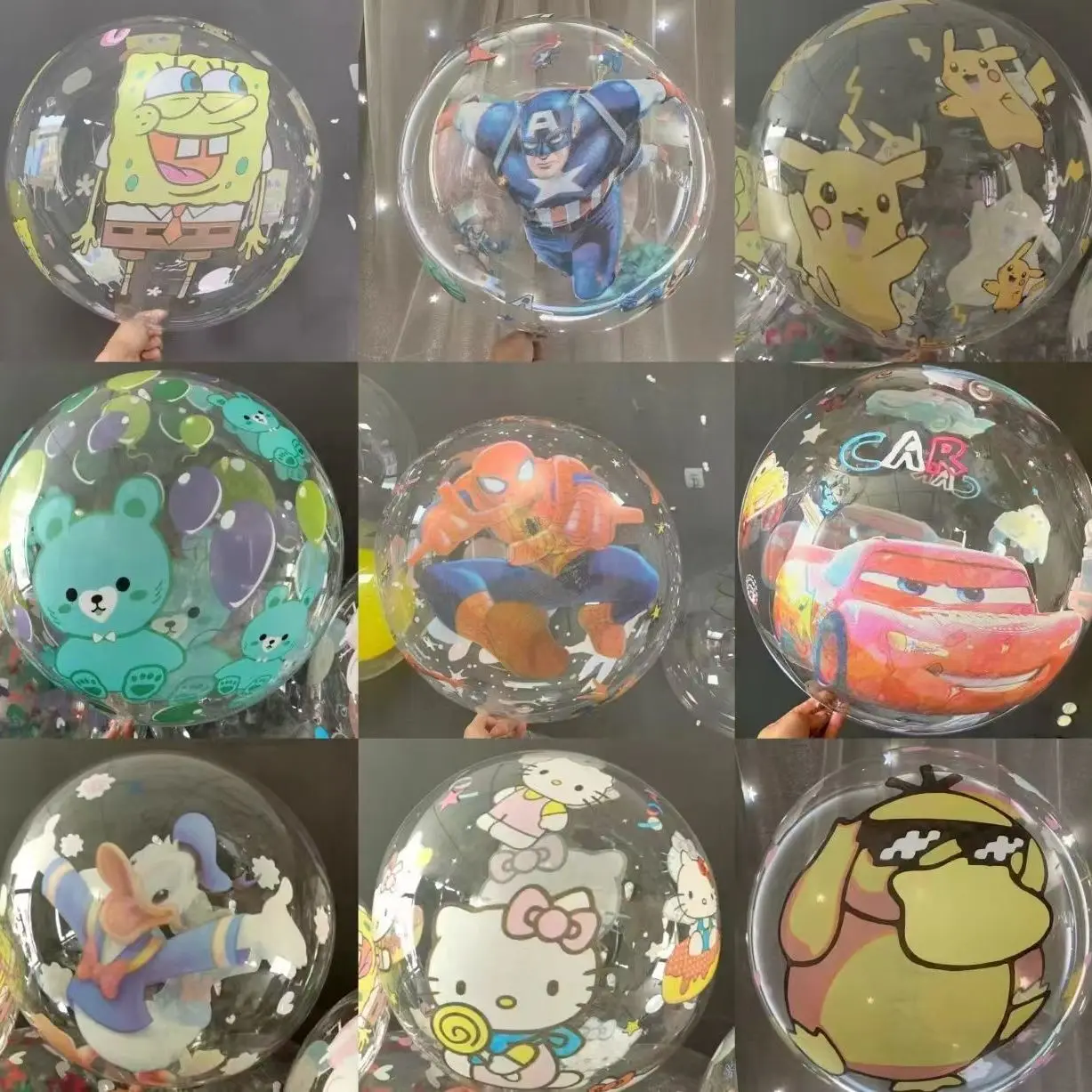 2024 Bobo Balloons Transparent Bobo Balloons 20 Inch Cartoon Printing ...