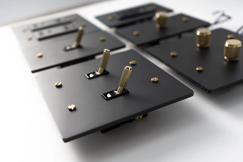 Black Brass Panel Plate Home Hotel Upscale Toggle American Standard ...