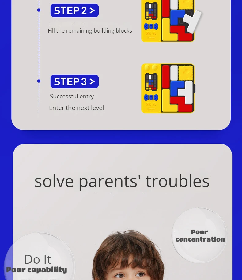 Chohoo Super Smart Logic Thinking Blocks Children's Educational 3-dim ...