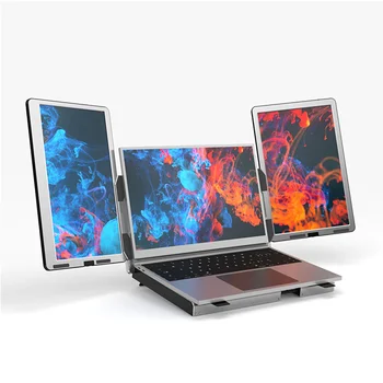 Kwumsy Triple Laptop Screen Extender 14" Fhd 1080p Triple Dual Portable ...