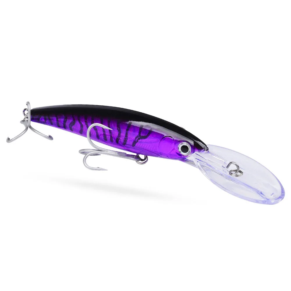 17-22.5cm Saltwater Heavy Minnow Jerkbait Lure Floating Hard Bait For ...