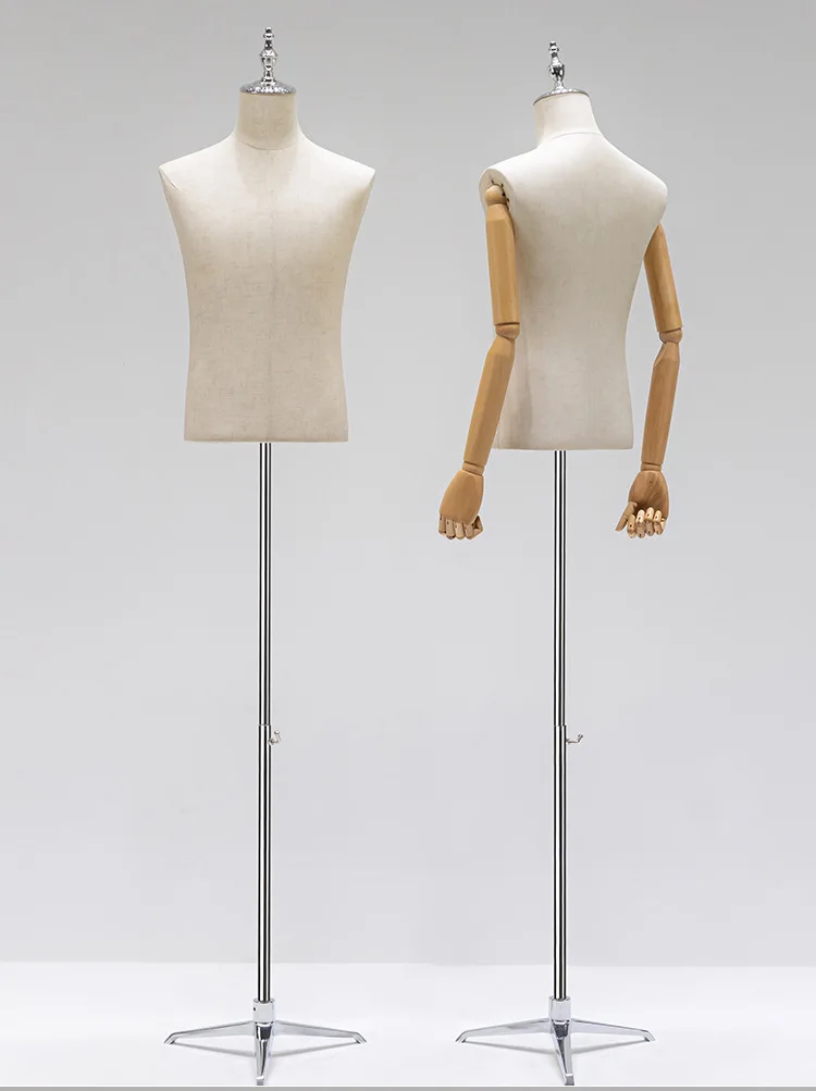 Fashion Male Torso Mannequin - Perfect for Men's Clothes Display