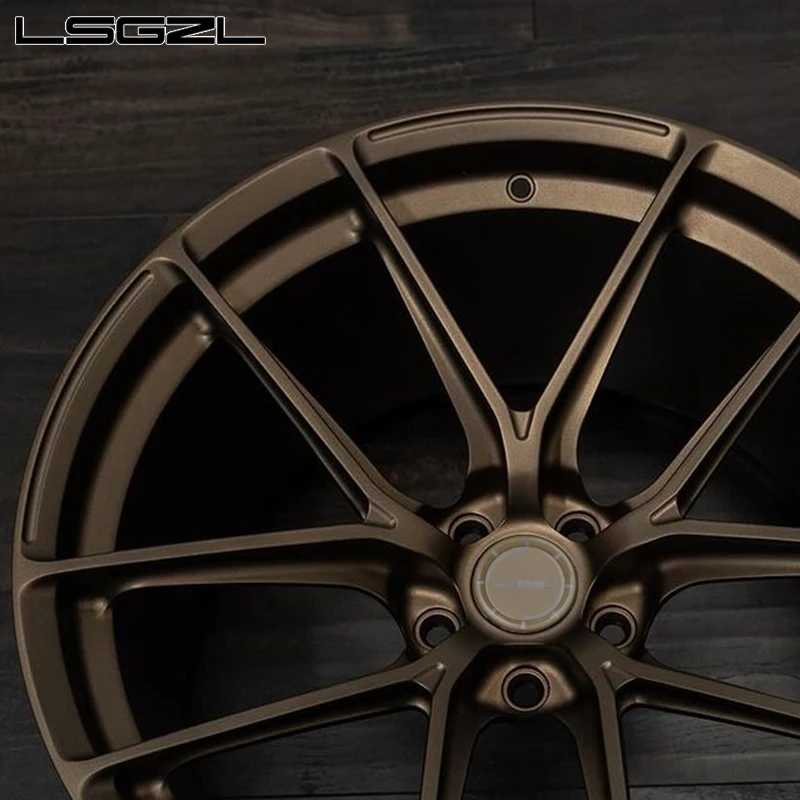 GLossy Black Monoblock Passenger Car Wheels Aluminum Alloy C8 Feerrari ...