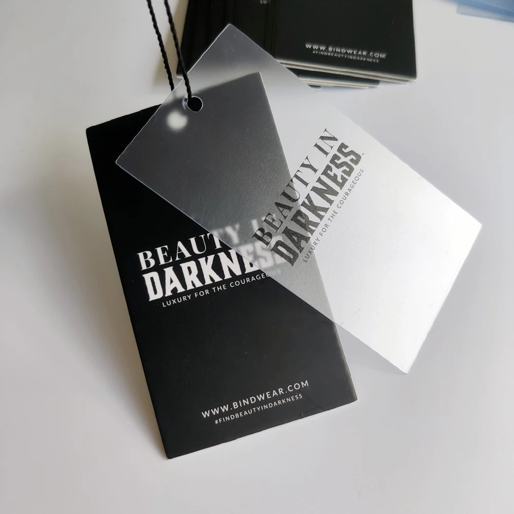 Custom Biodegradable Fashion Style Clothing Tag With Hang Tag String ...