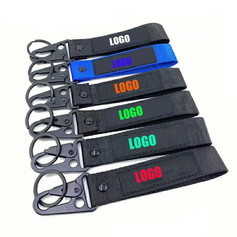 Customized Key Lanyard Nylon Personalized Creative Car Keyring Lanyard ...