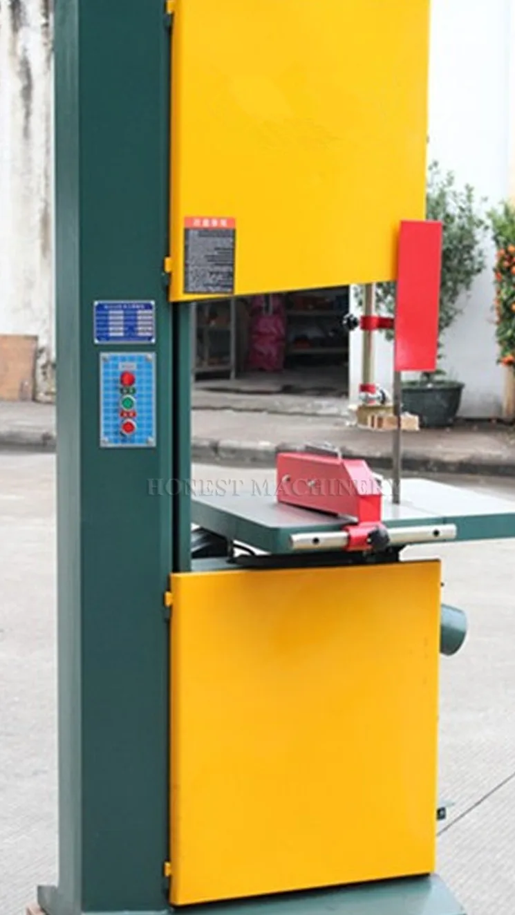 High Automation Band Saw Machine For Wood / Wood Pallet Cutting Band ...