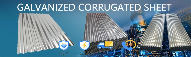4ft X 8ft Sheets Corrugated Galvanized Steel Sheet Astm A792 0.3-0.5mm ...
