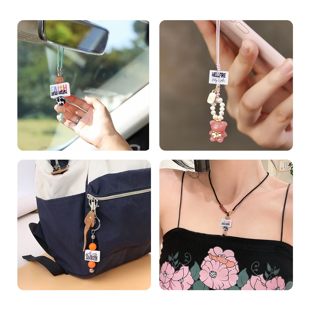 Pen Diy Wristlet Keychain Bracelet Holiday Focal Beads Silicone New ...