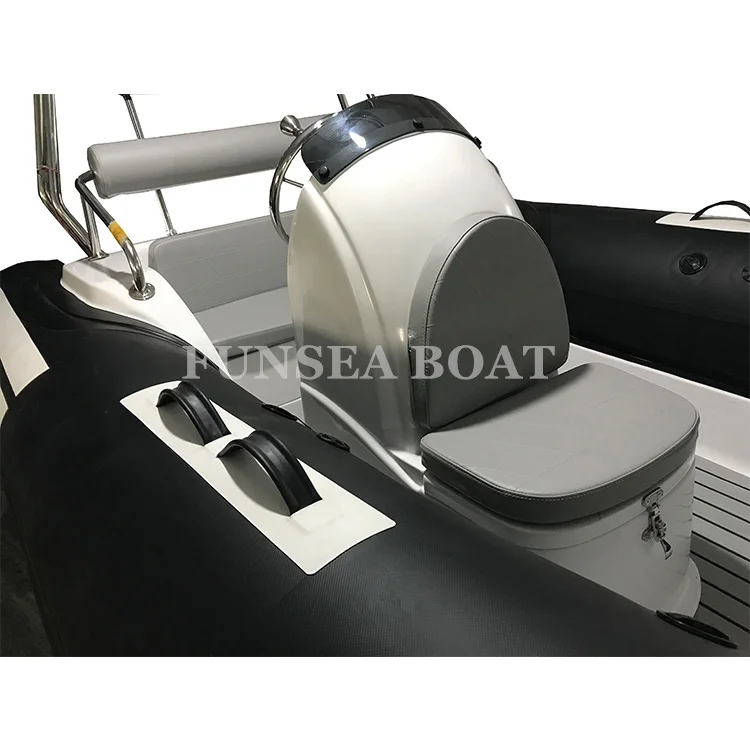 Direct Factory CE Approved 430 RHIB Rigid Fiberglass Aluminum Hull 1 ...