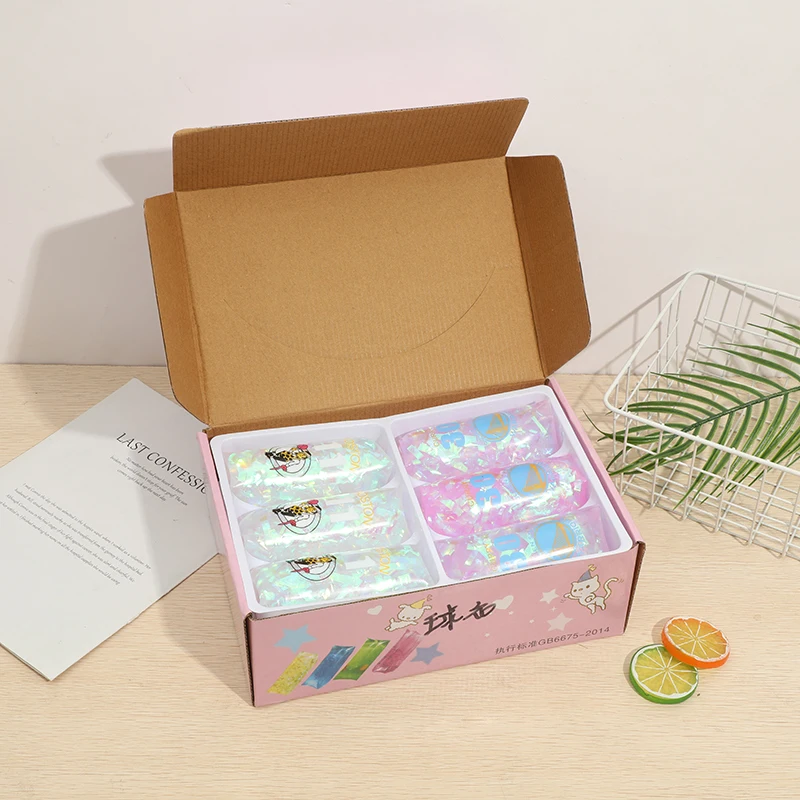 Exquisite Glitter Water Wiggler Snakes Fidget Toy Fidget Toys Kids ...