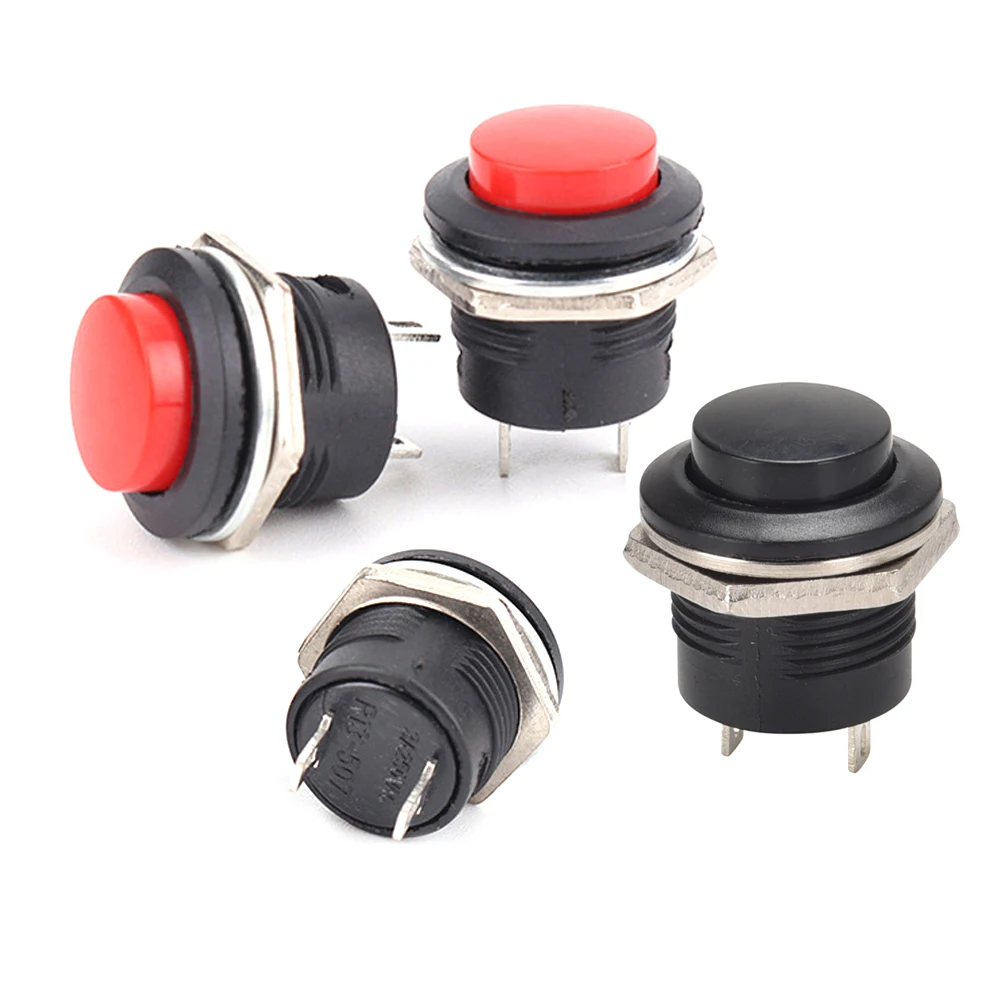 12 Volt Momentary Push Button Switch Round Push Button Switch ...