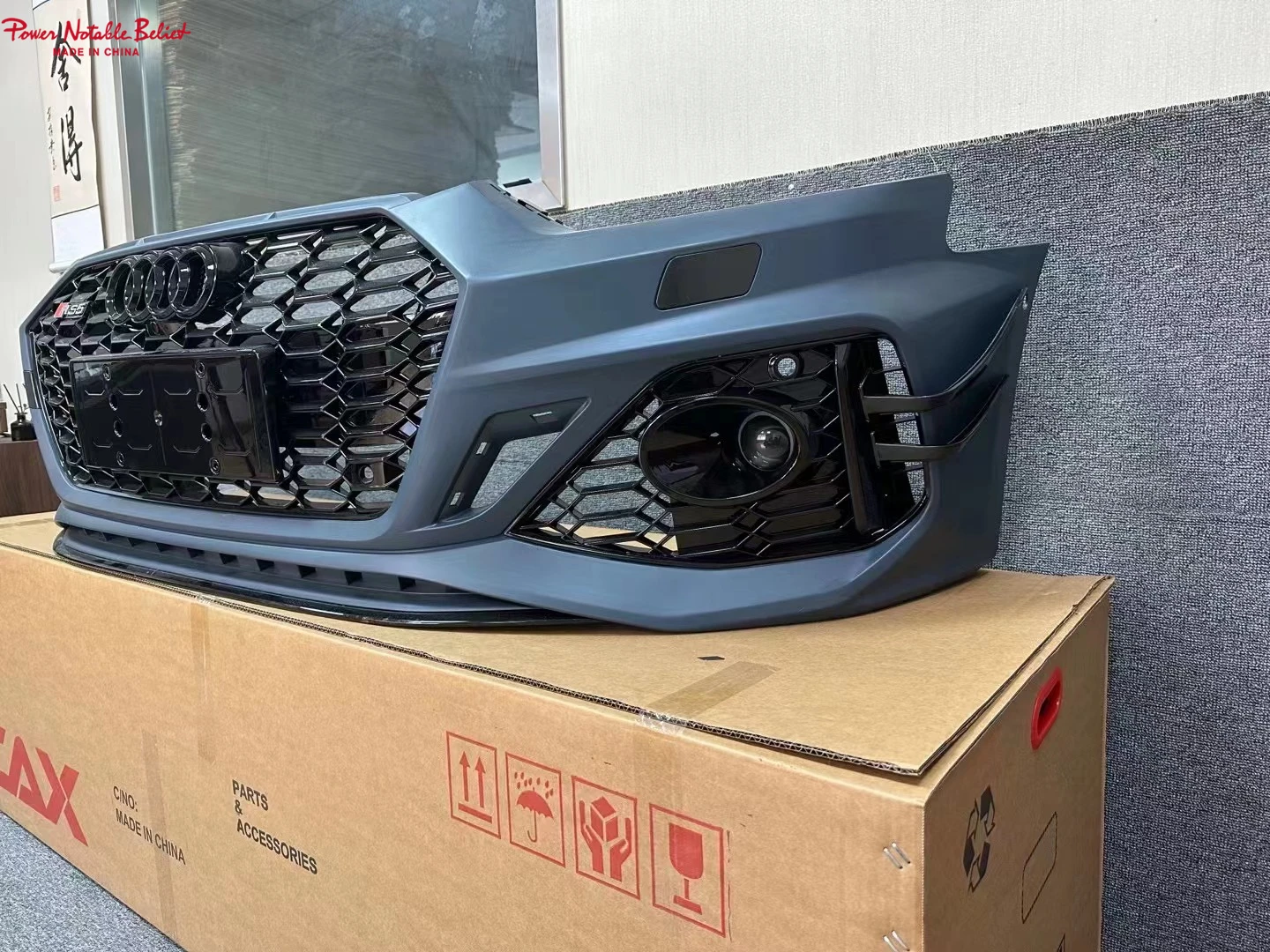 Bodikits Rs5 Style Front Bumper With Grill For Audi A5 S5 Auto Modified ...
