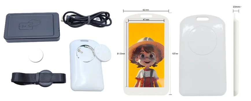 NFC & BLE E Ink Digital Name Badge | 3.7" Display ESL Tag | OEM