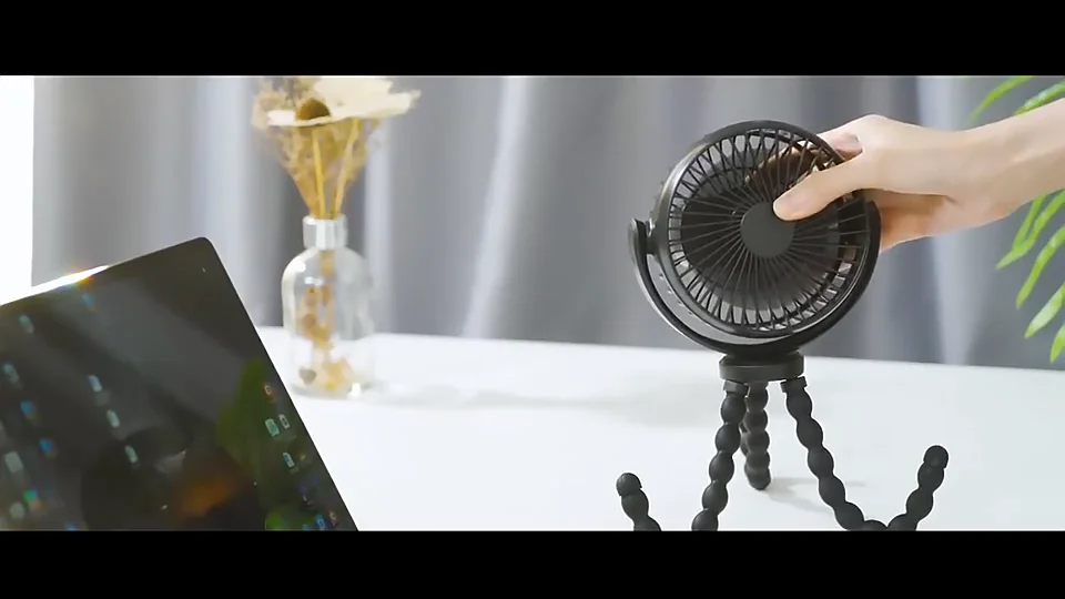 5200mah Battery Fan With Power Bank Function Foreign Hottest Octopus ...