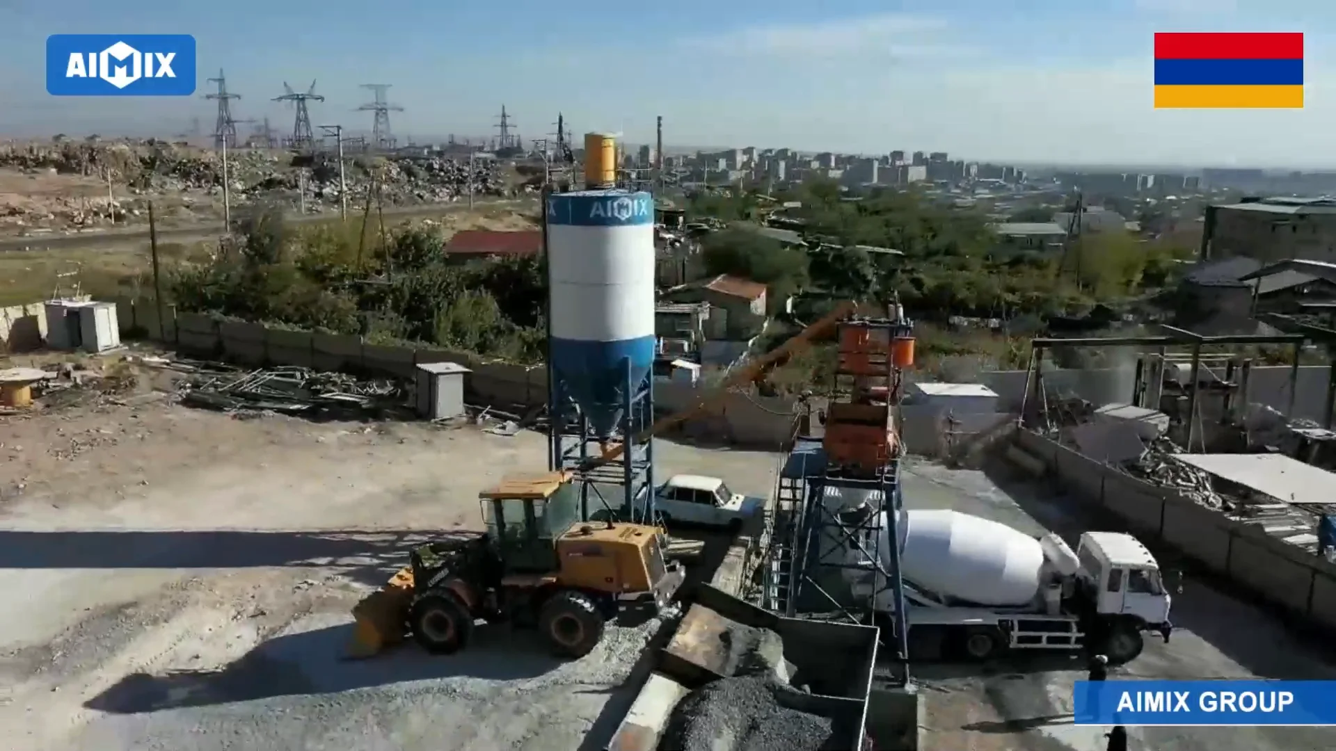 Factory Fixed Aj50 Precast Technology Concrete Mixed Plant 50 Cubic ...