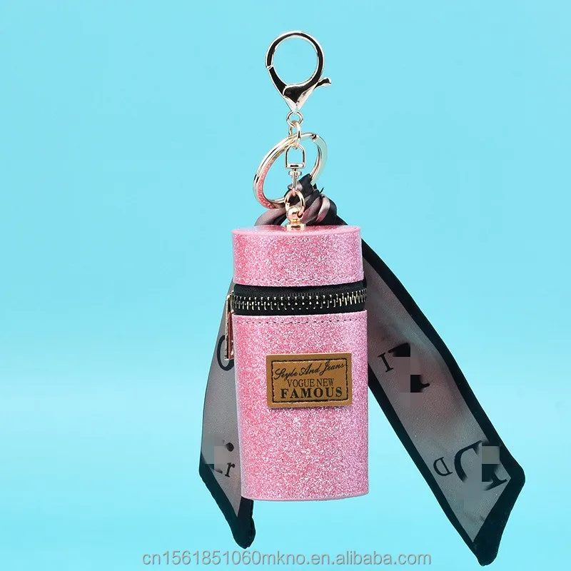 Luxury Leather Key Holder - Fashionable Coin Purse Charm