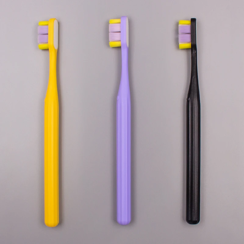 Deep Cleaning Colorful Sensitive Super Soft Toothbrush For Adult - Buy ...