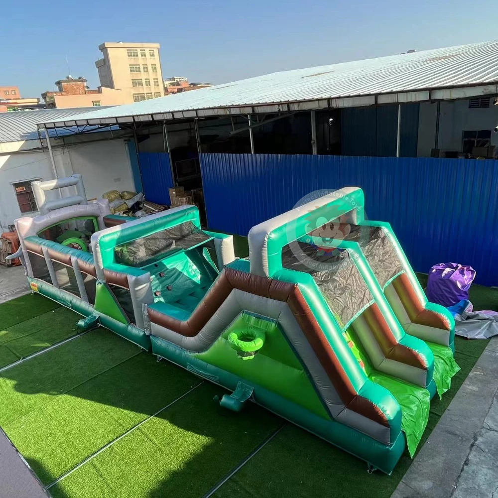 Giant Inflatable Obstacle Course Inflatable Obstacle Home For Kids ...