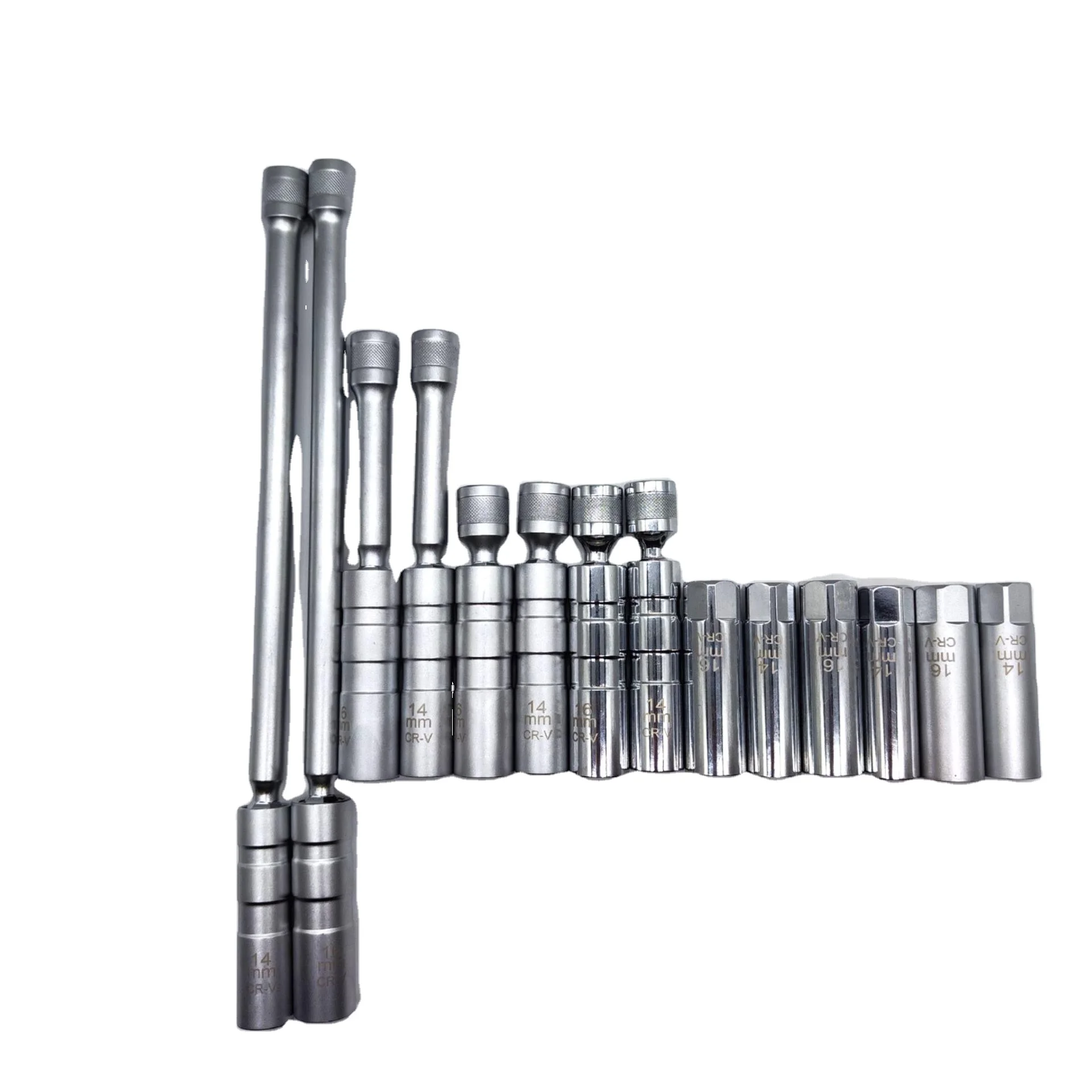 Universal Extension Socket Spark Plug Wrench Long Reach Spark Plug ...