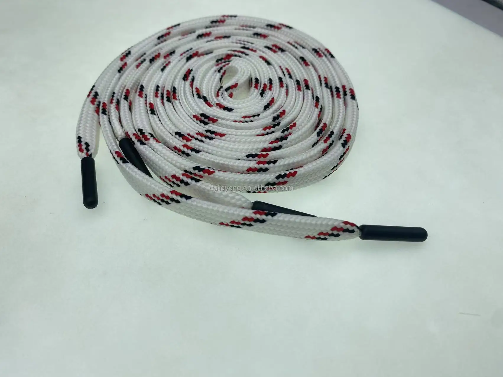 JIAYANG Tubular Polyester Draw Cord Two Tone Injection Tipping Plastic ...
