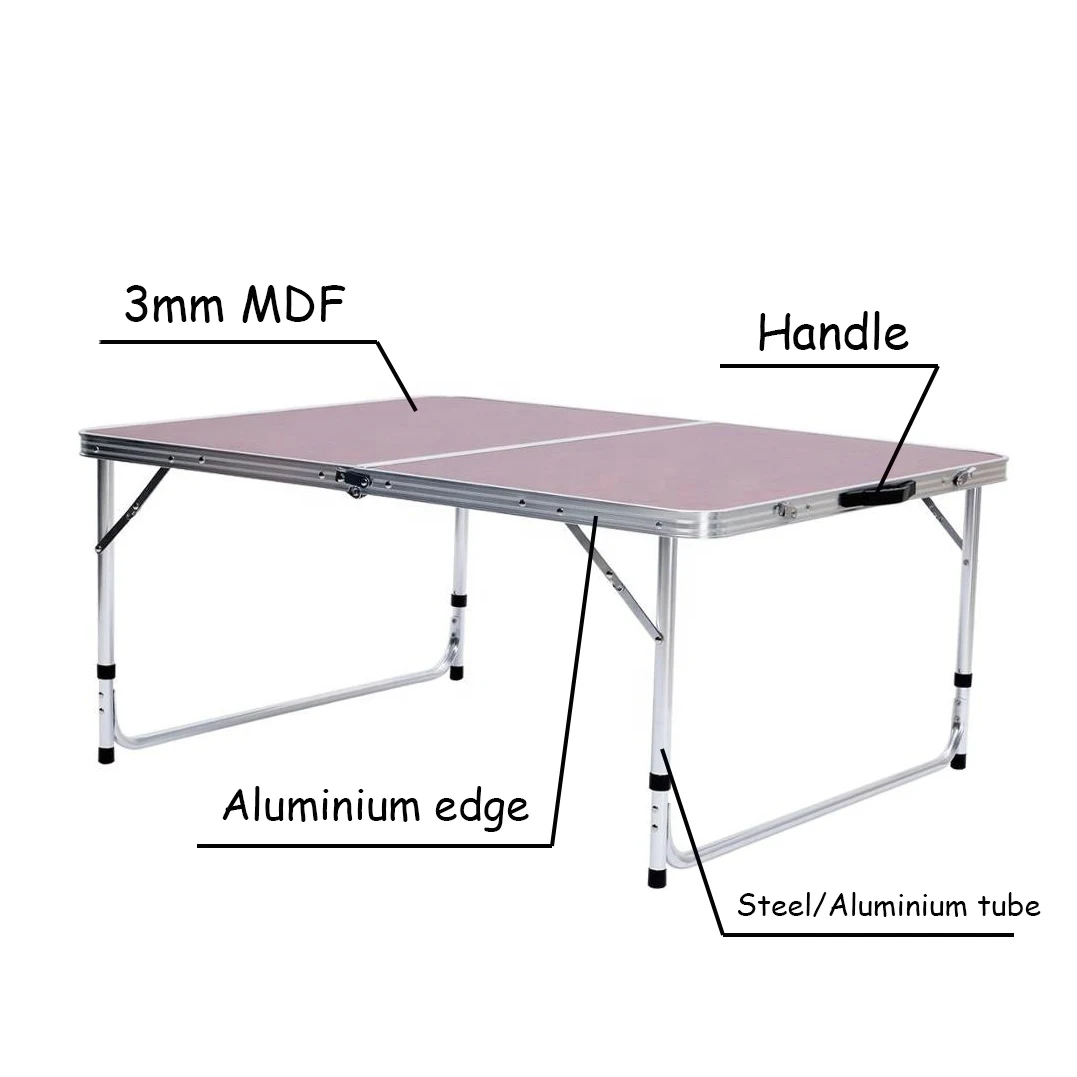 Portable Aluminum Briefcase Folding Table for Outdoor