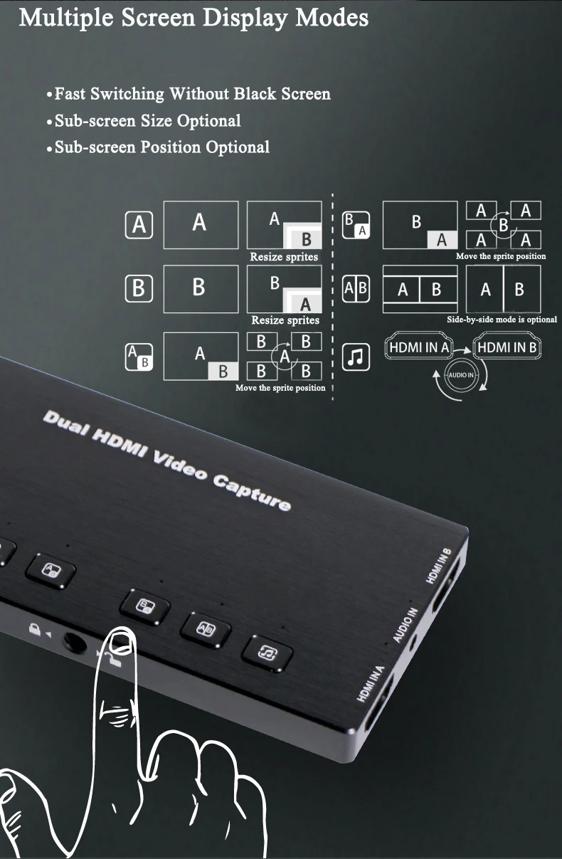 Digicast Dual Hd Video Capture Card For Live Streaming Gaming 1080p ...