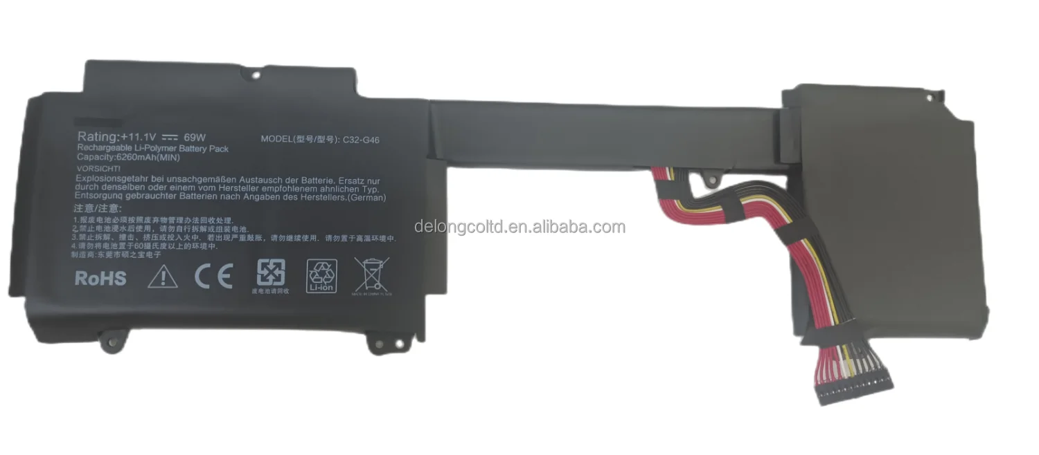 New C32-G46 Battery for ASUS G46 Series Laptop - 69W 11.1V