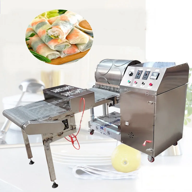 Rice Paper Making Machine Pancake Maker Machine Spring Roll Sheet ...