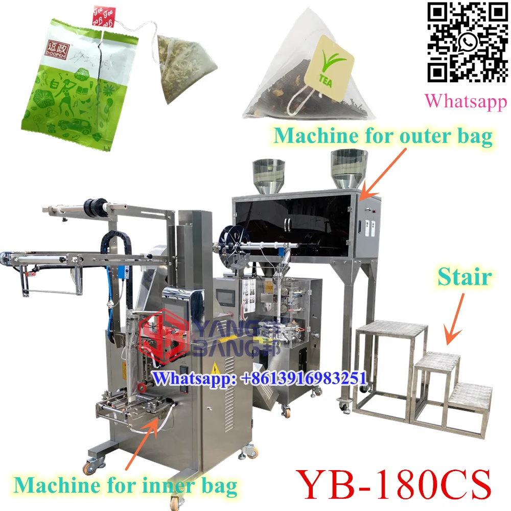 Yb-180cs Automatic Triangle Tea Bag Dried Flower Herbal Packing Machine ...