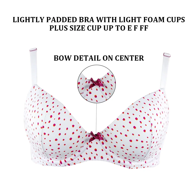 Woman Printed Lace Bra And Brief Sets Big Cup Size And Lace Underwear ...