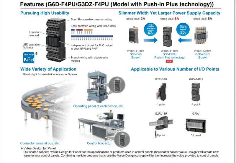 Hot New Original Terminal Relays G6d-f4b Dc24v Intermediate Relay ...