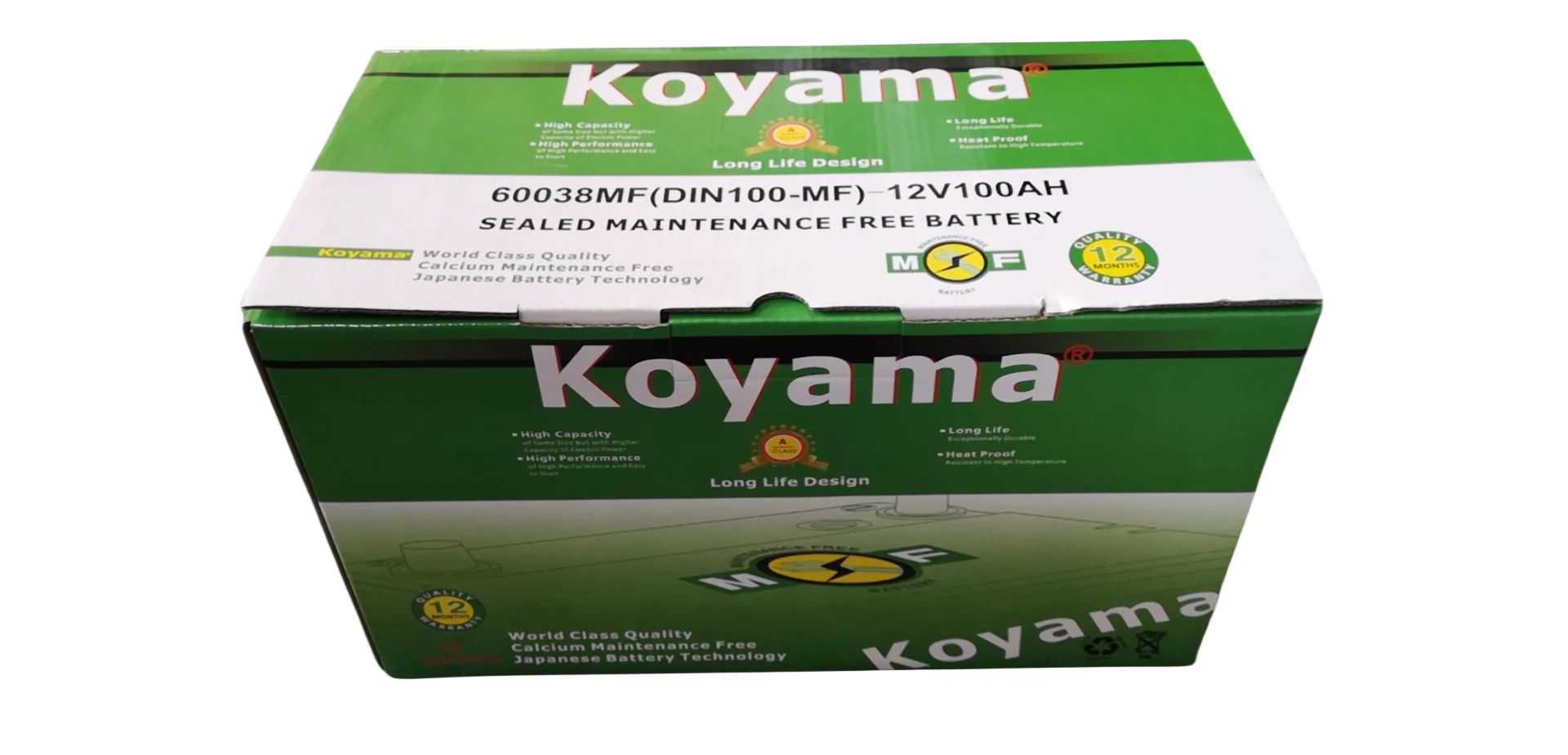 High Quality Large Capacity Mf60038/din100 Trucks Auto Battery Lead ...