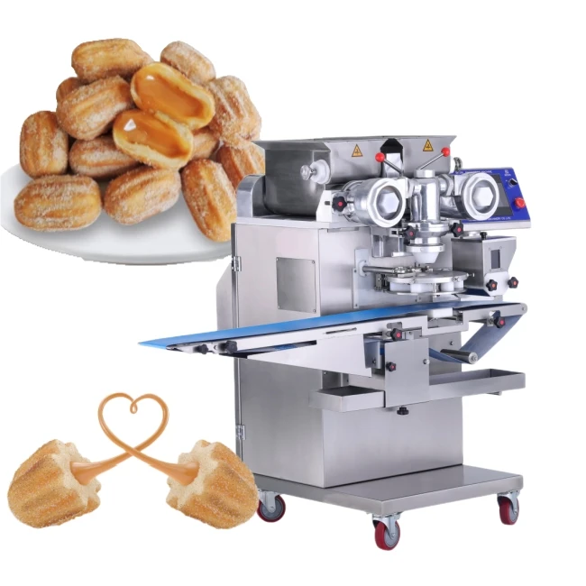 Automatic Croquettes Churros Encrusting And Forming Machine Stuffed ...