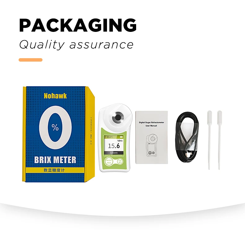 Digital Refractometer - Precision Brix Meter for Lab Testing