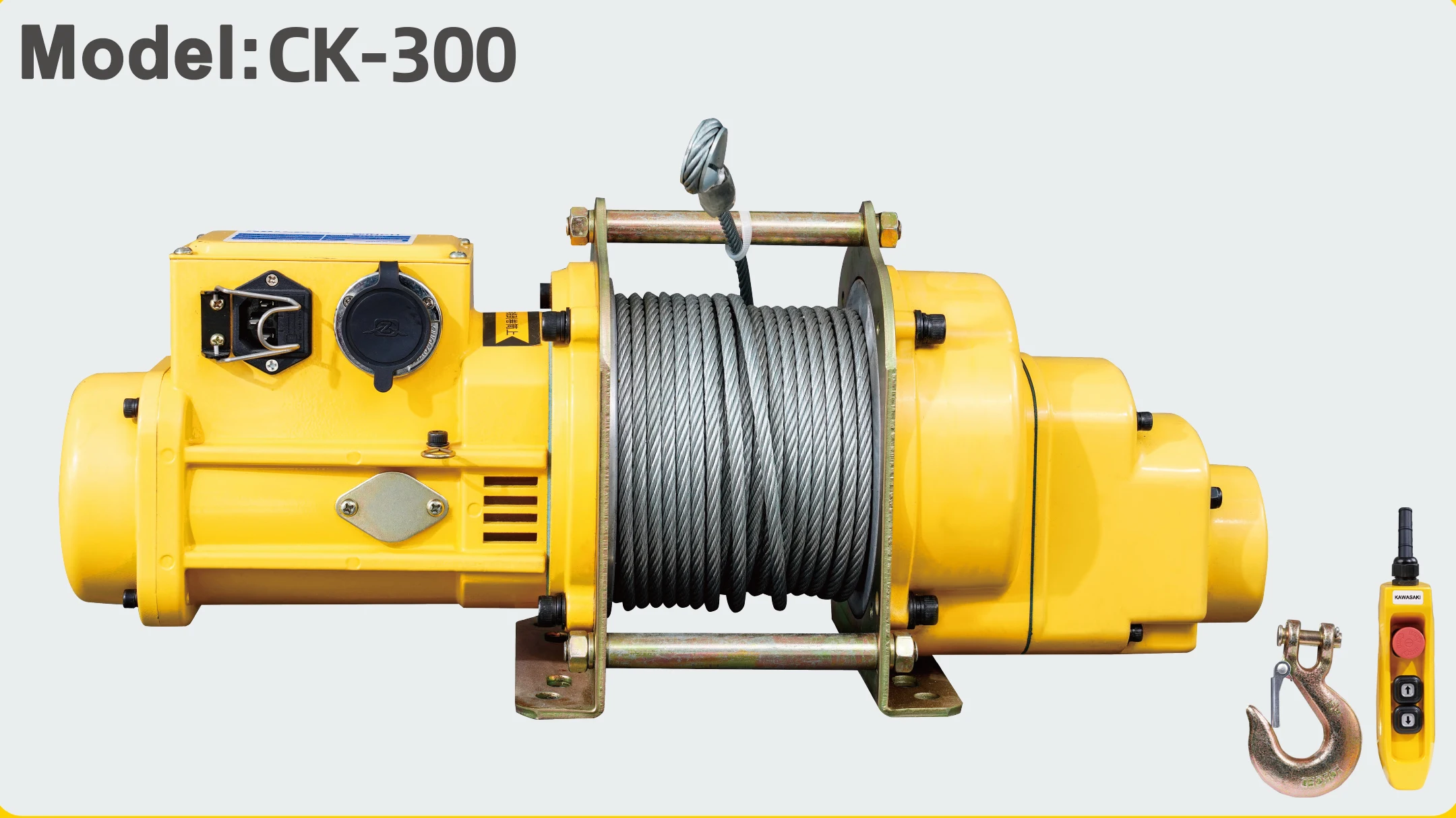 Kawasaki Electric Winch 200 Kg 110 V/220 V 5 Mmx30 M - Buy Kawasaki ...
