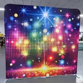 Professional Custom Brand Logos Waterproof Vinyl Photo Booth Backdrop ...