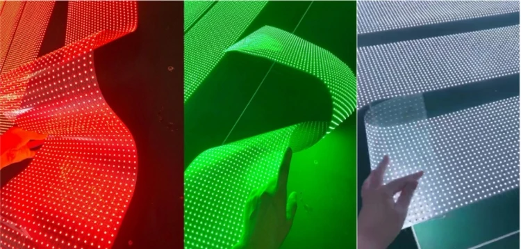 Flexible LED Film - Transparent, Full Color Display
