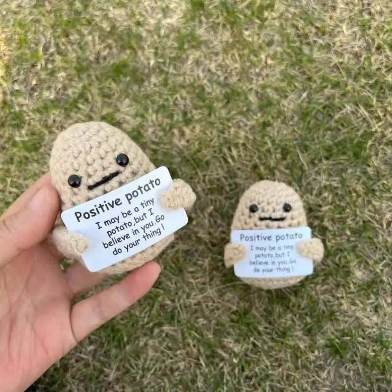Funny Positive Potato Hand-Crocheted Dolls - Wholesale