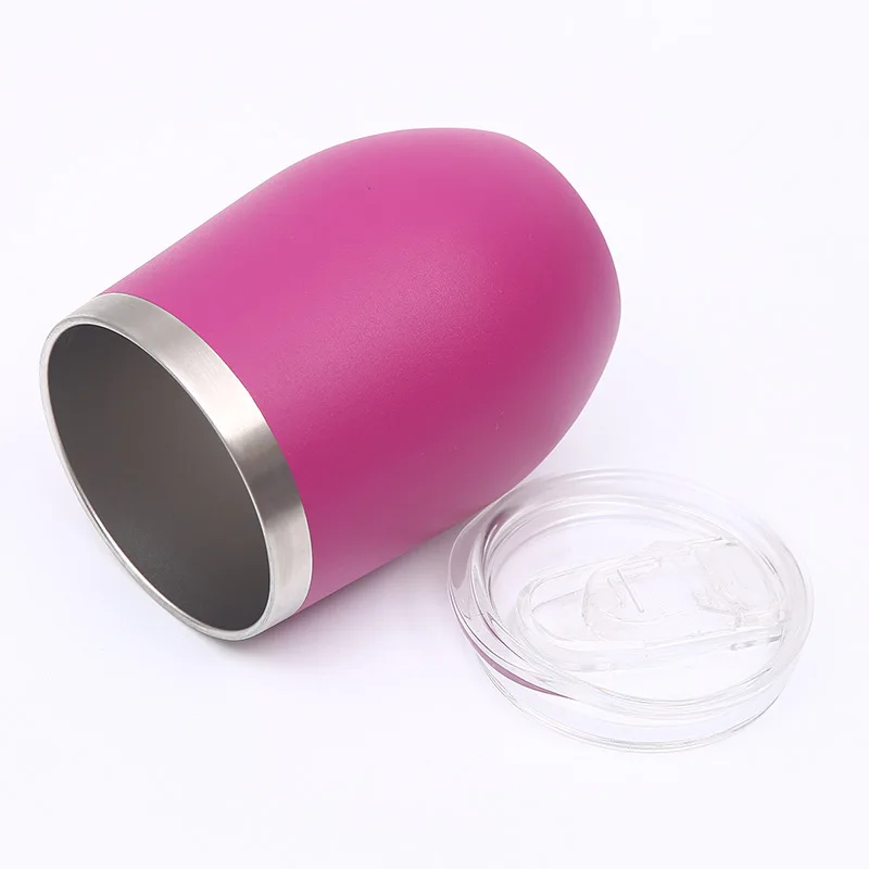 2024 Popular 12oz Egg Wine Glasses Vacuum Flasks For Kids Water Bottle ...