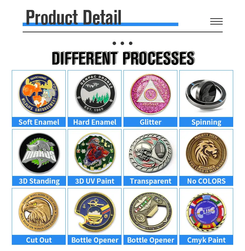 Challenge Coin Divers Antique Metal Sublimation Blanks Custom ...