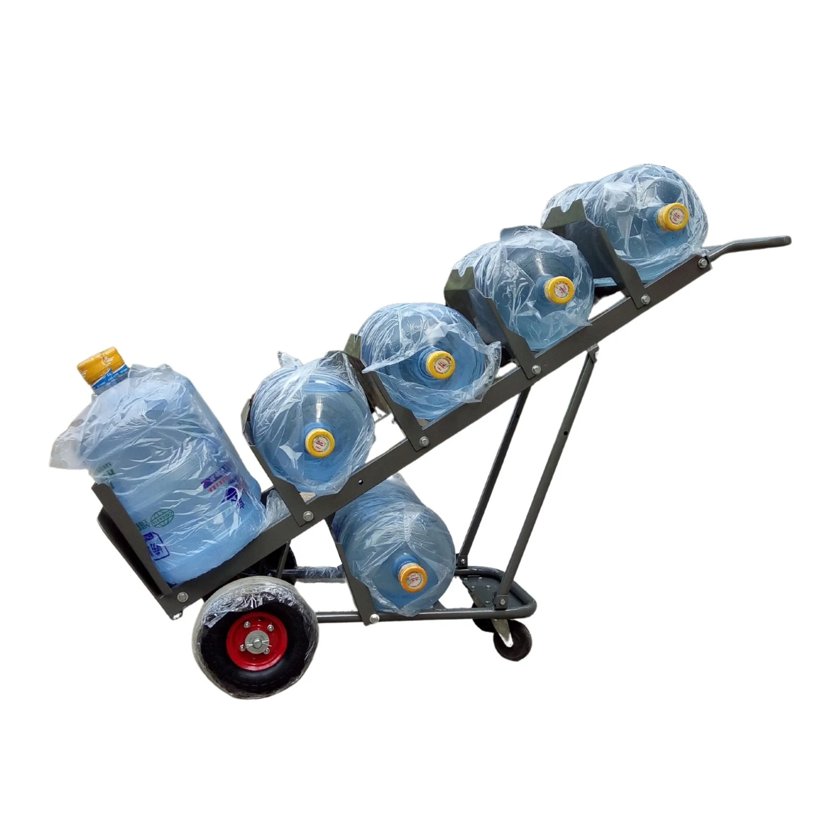 HT001 Foldable Steel Water Bottle Hand Trolley - 200 Kg Capacity