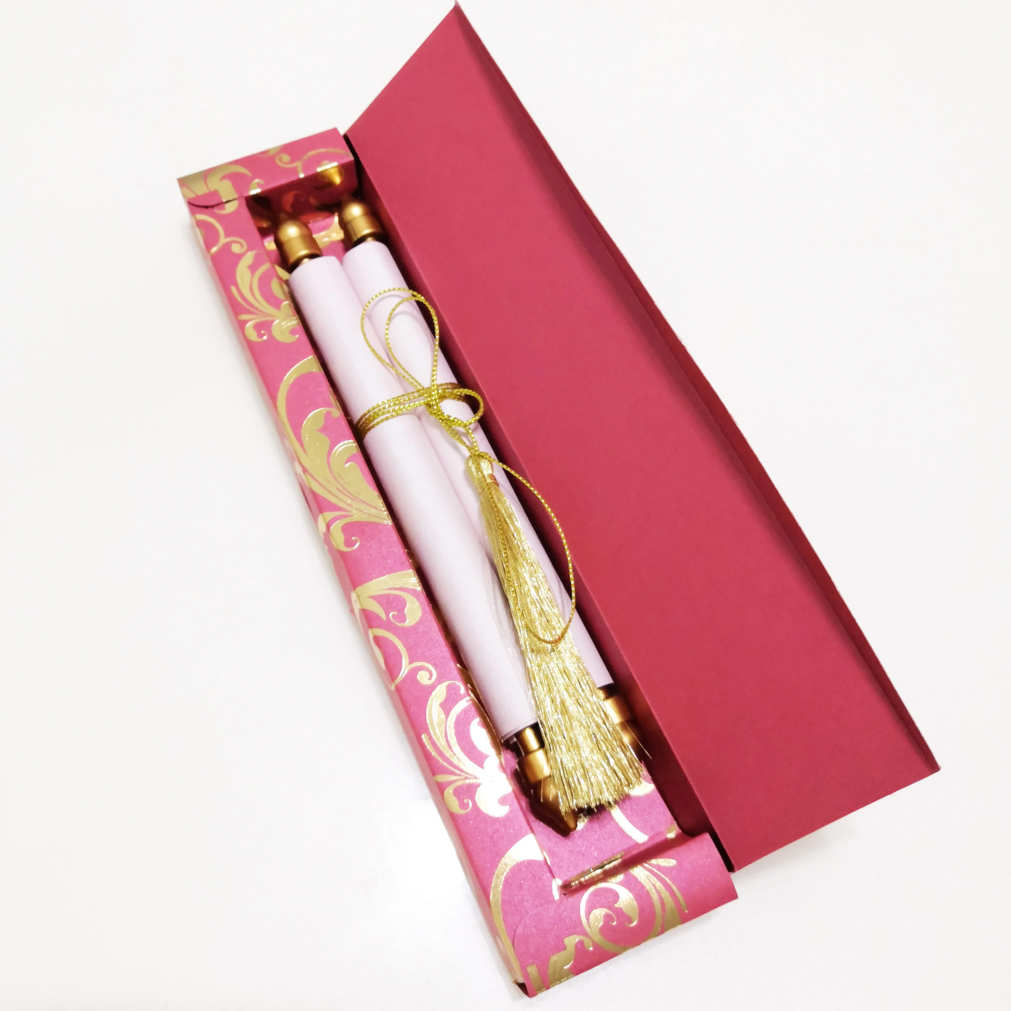 Customize Colors Paper Scroll Quinceanera Invitations With Box And ...